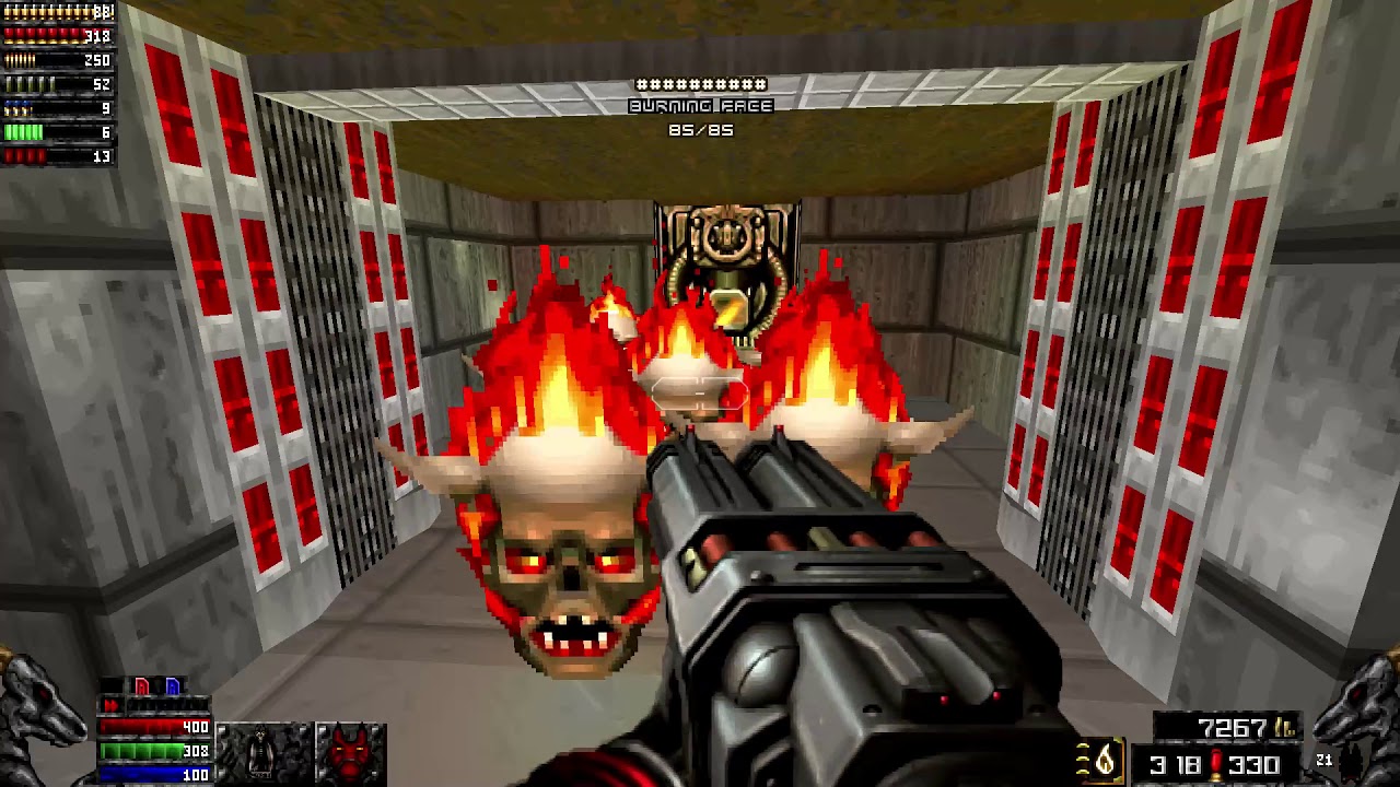 Enjay Zdoom 2001 [Doom 2 wad /w Guncaster mod] - YouTube