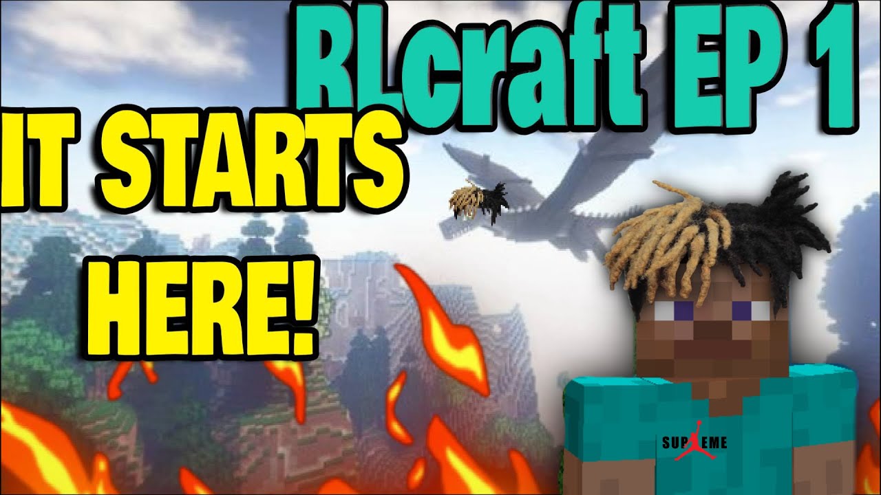 RLcraft ep 1 THE START...(THIS IS JUST A TEST TO SEE WHAT YALL LIKE ...