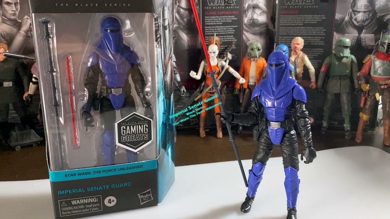 Imperial Senate Guard Black Series Star Wars: The Force Unleashed - YouTube