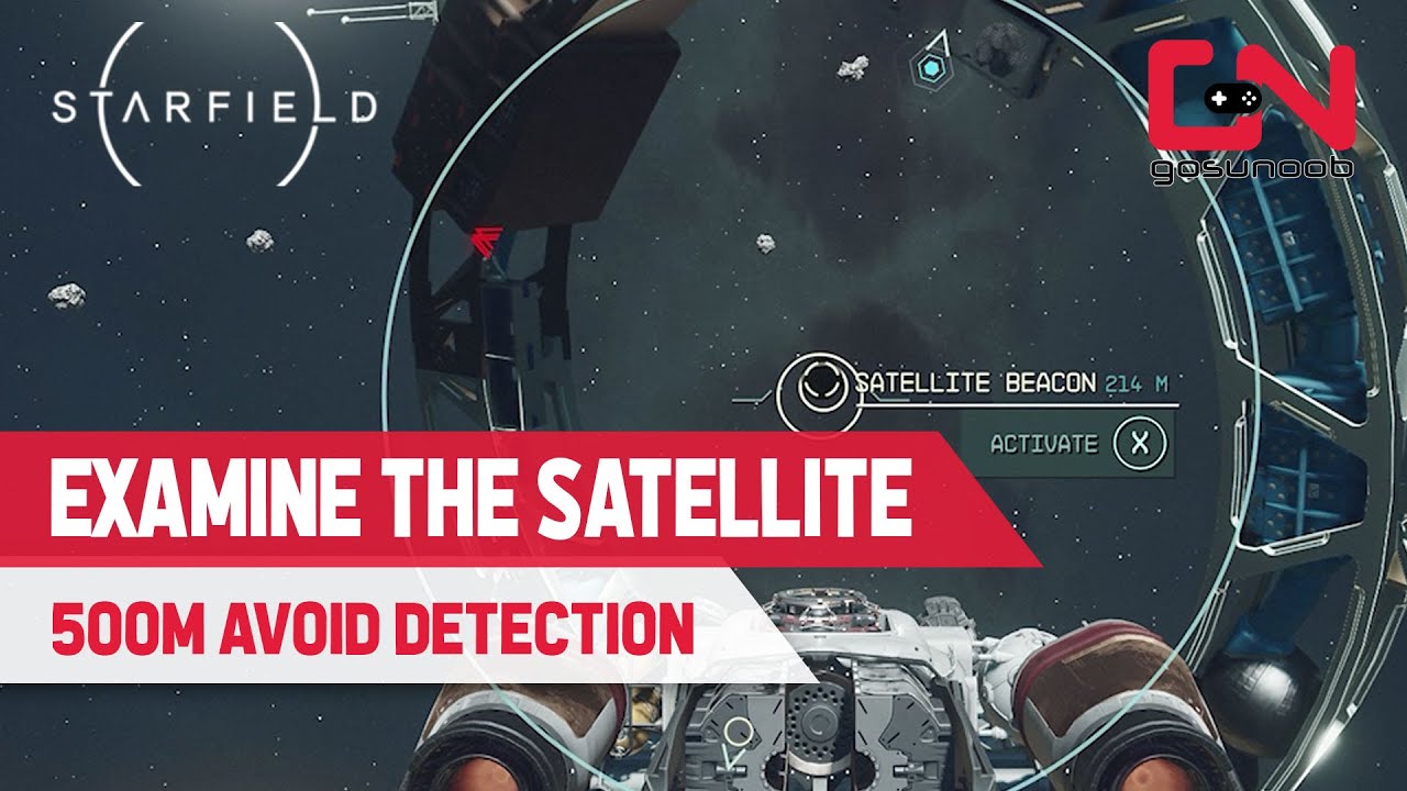 How to Examine the Satellite in Starfield - Avoid Detection - YouTube