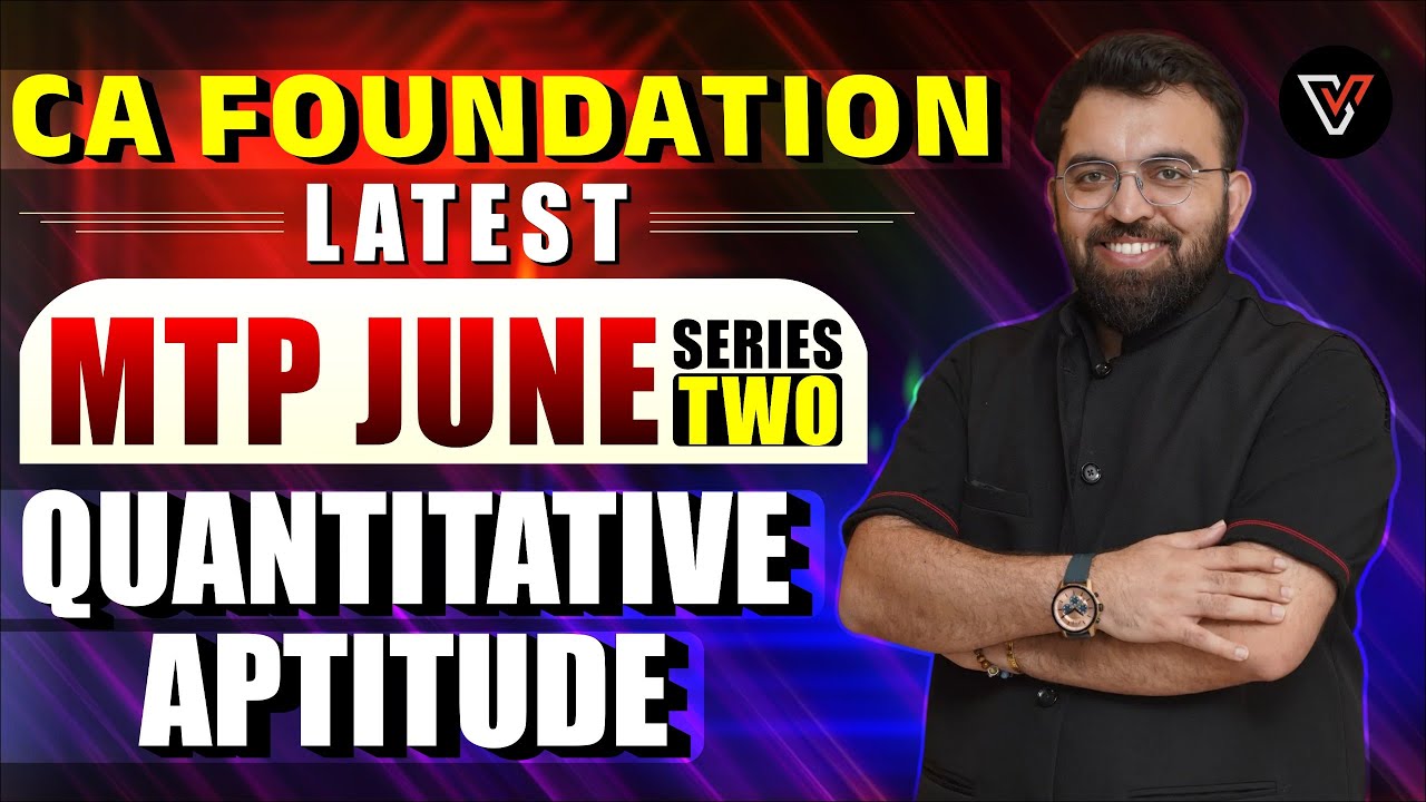 MTP June 2024 Complete Solution | MTP Series 2 | Quantitative Aptitude ...