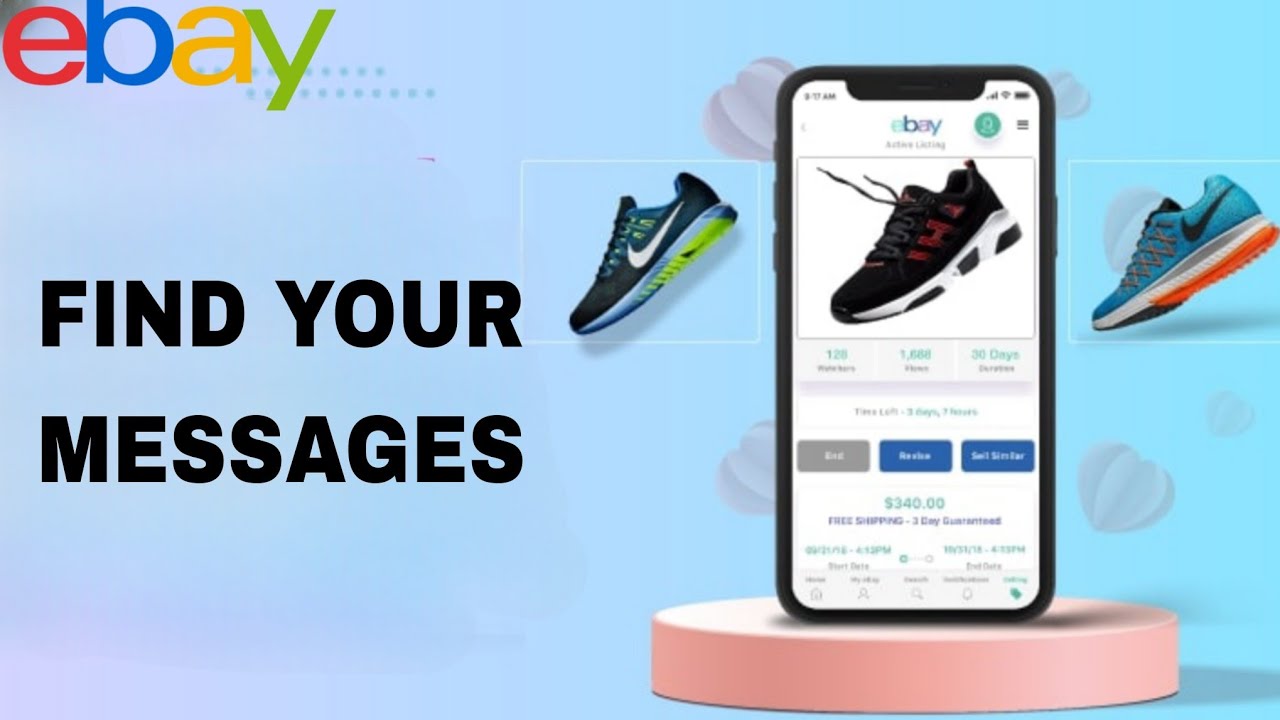 How To Find Your Messages On Ebay App - YouTube