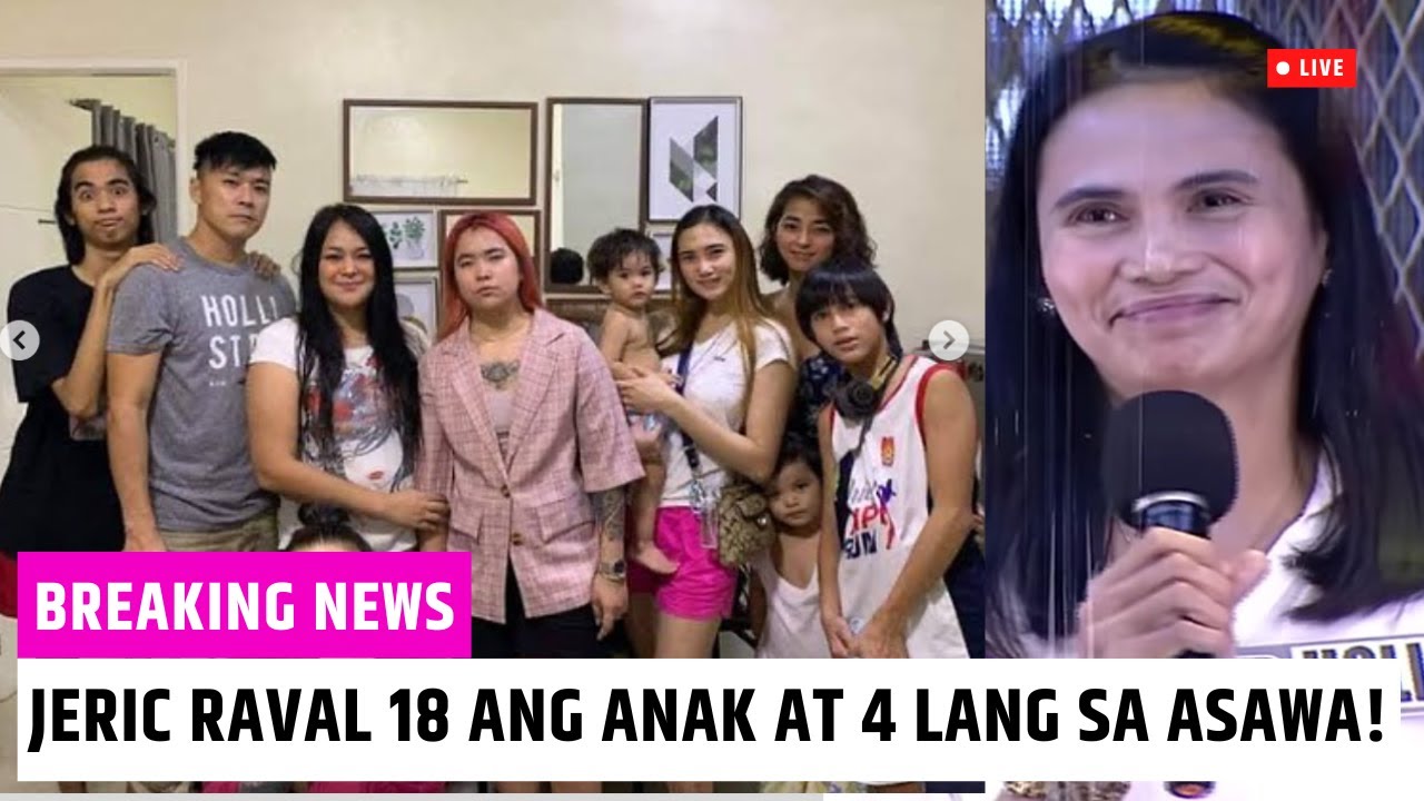 Jeric Raval, 18 ang Anak at 4 lang sa Asawa! | Rebelasyon ni Holiday ...