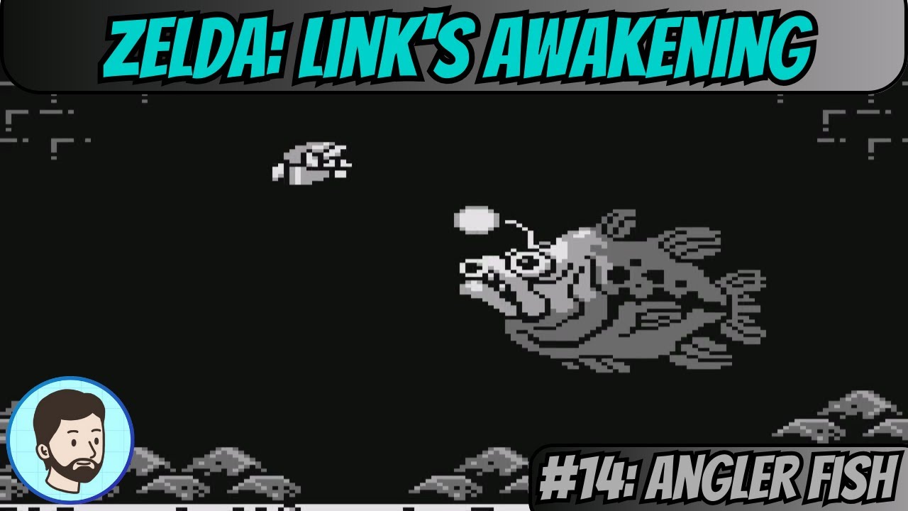 The Legend of Zelda: Link's Awakening (Game Boy) - Part 14: Angler Fish ...
