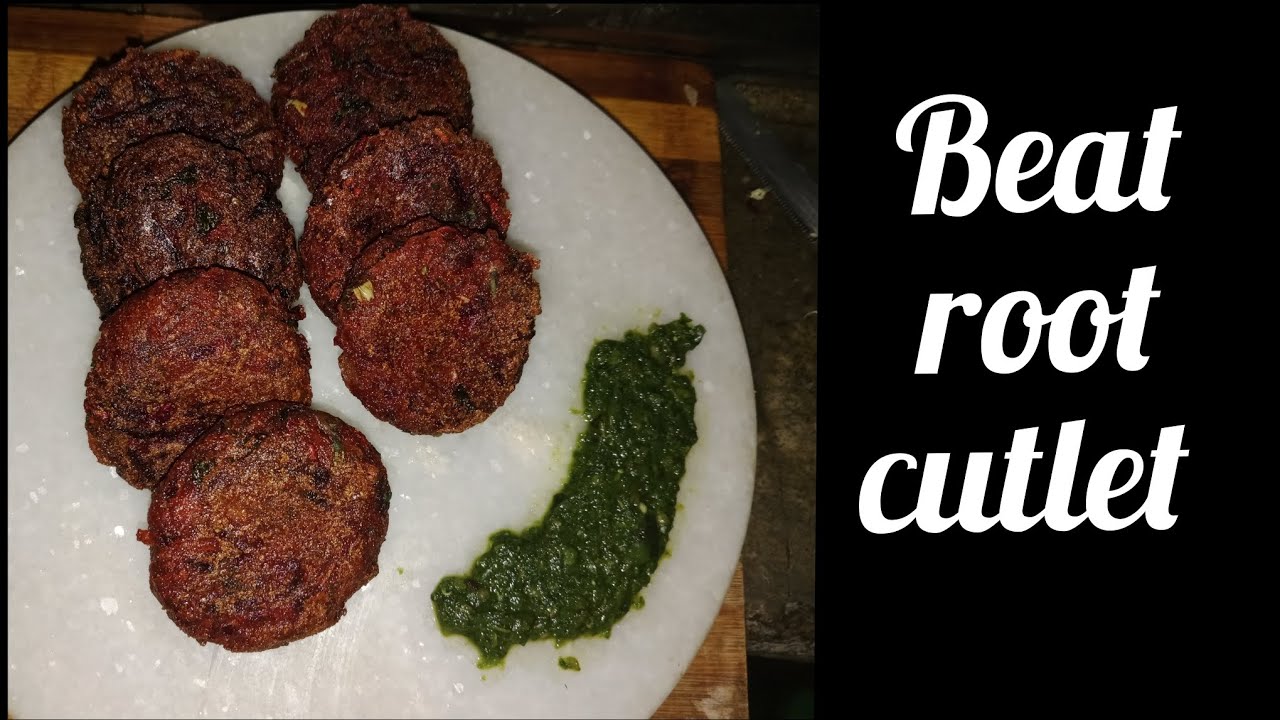 Beat root cutlet - YouTube