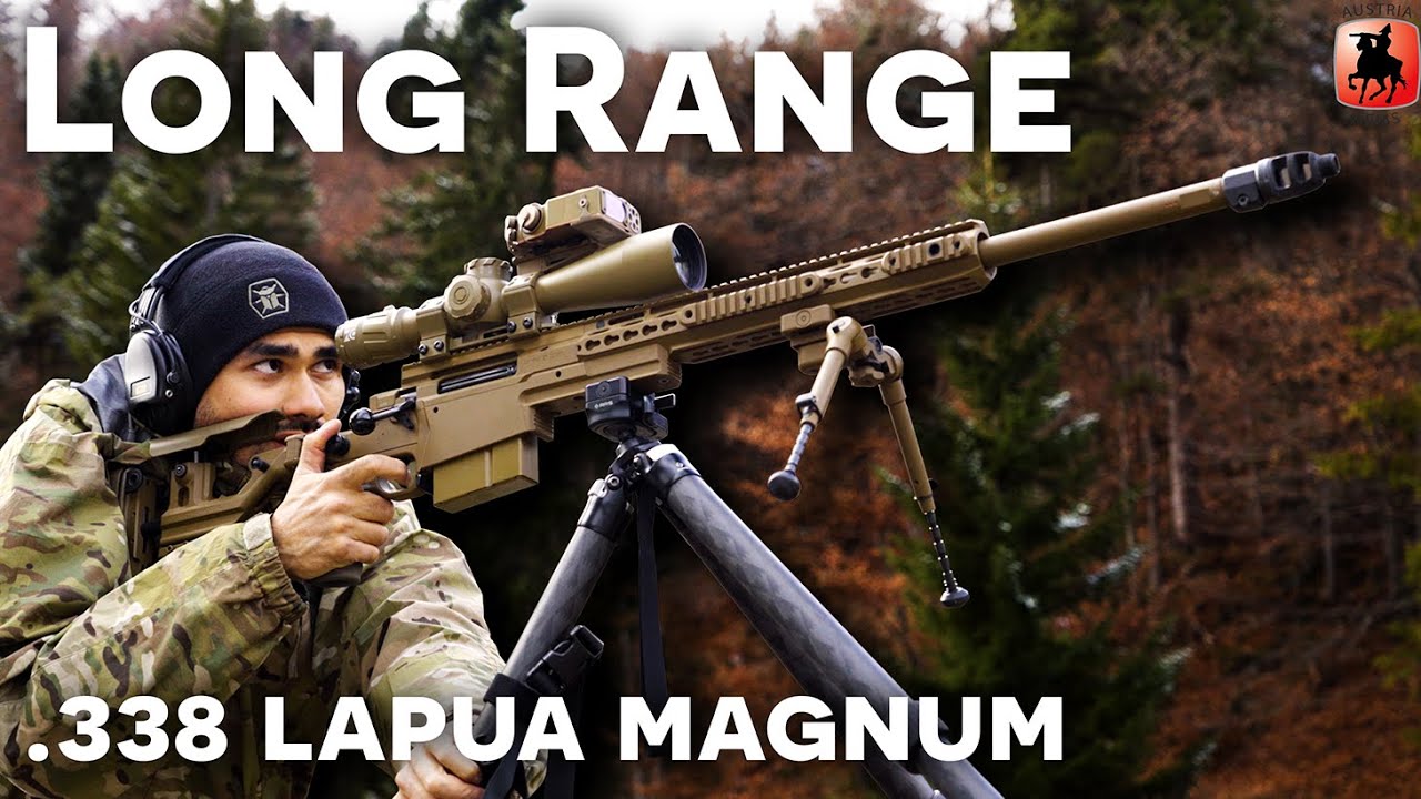 1000m schießen mit .338 Lapua Magnum - Accuracy International AX MK III - YouTube