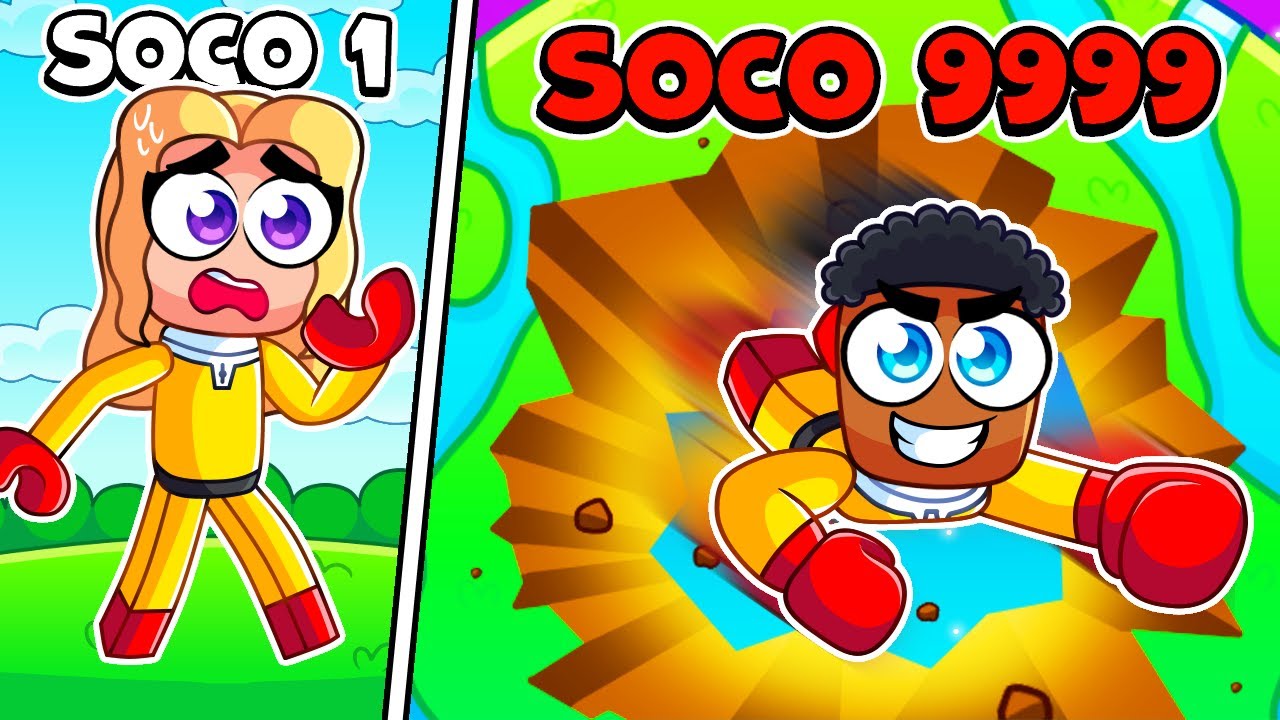 Virei o SAITAMA e CONSEGUI o SOCO MAIS FORTE do Roblox - YouTube