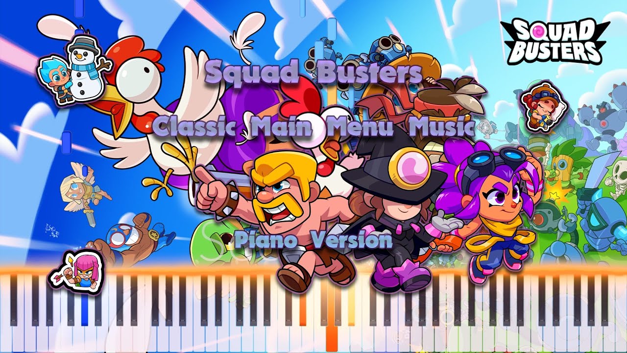 Squad Busters Classic Main Theme Menu Music Piano - YouTube