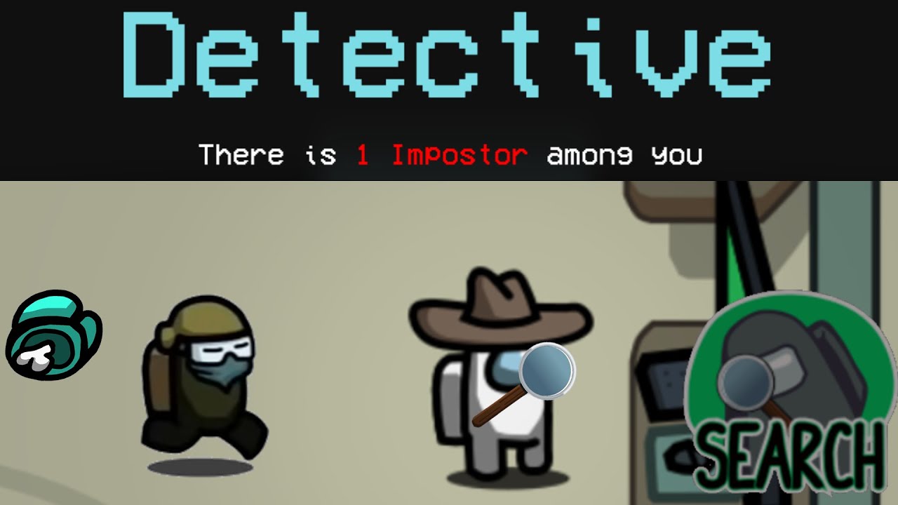 [🔎Among Us New Secret DETECTIVE Role! 🔎] | Playing Among Us Fangame ...