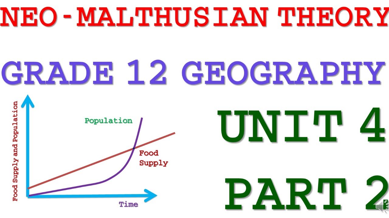 Geography Grade 12 Unit 4 Part 2 (Neo Malthusianism) - YouTube