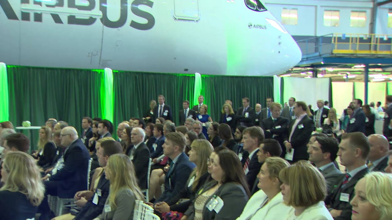 Aviation Leasing company Aercap brought the Airbus 350 to Dublin - YouTube
