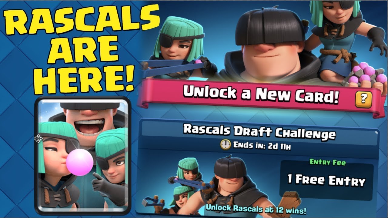 I WON RASCALS FIRST TRY!! | LIVE Rascal Draft Challenge | Clash Royale ...
