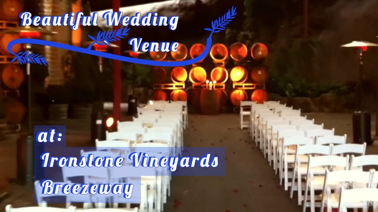 Ironstone Vineyards Cave & Breezeway Lighting - YouTube