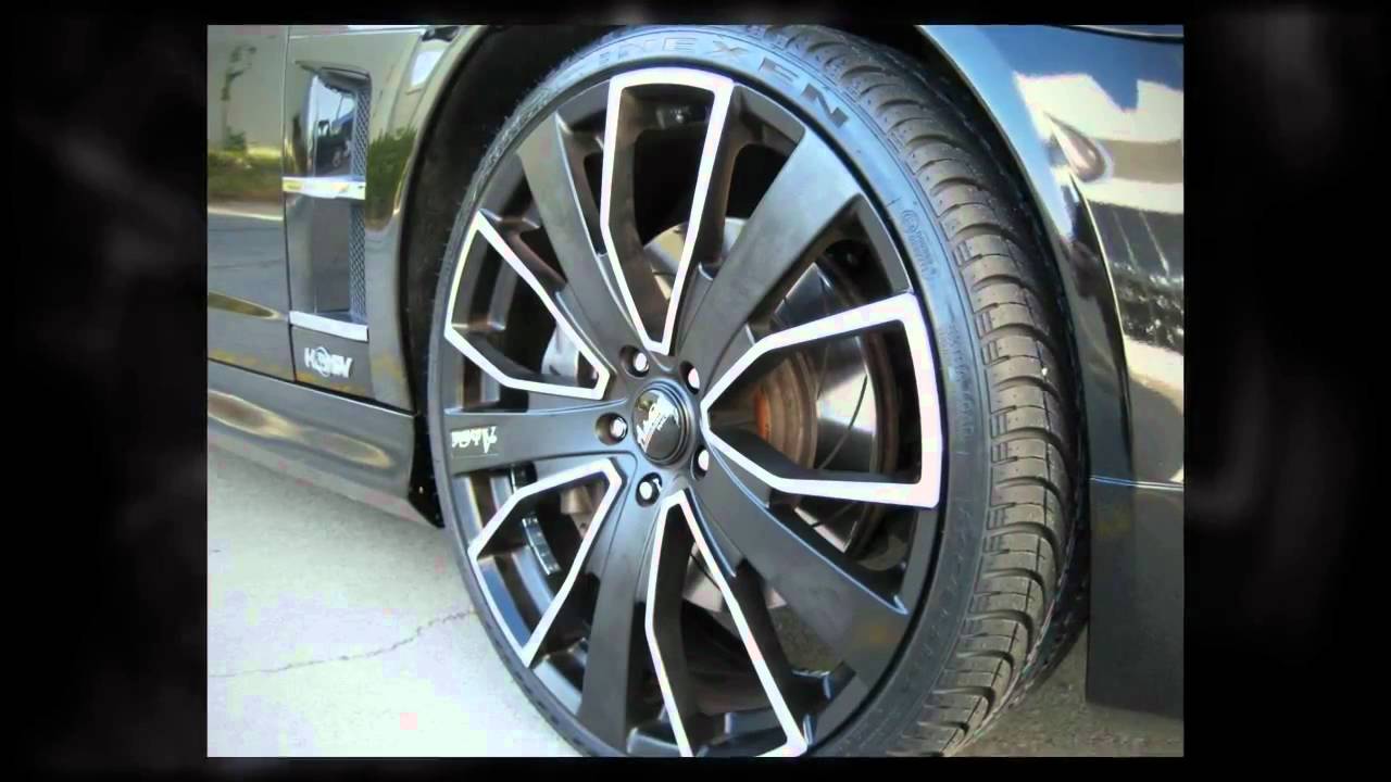 Holden HSV Senator rolling 22 inch custom rims Advanti Tourers - YouTube