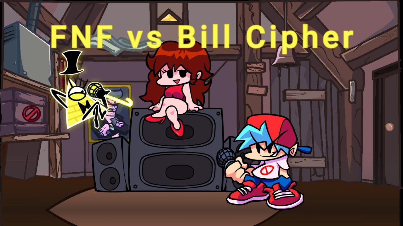 FNF vs Bill Cipher | Прохождение мода по FNF, VS Bill Cipher Mini Mod ...