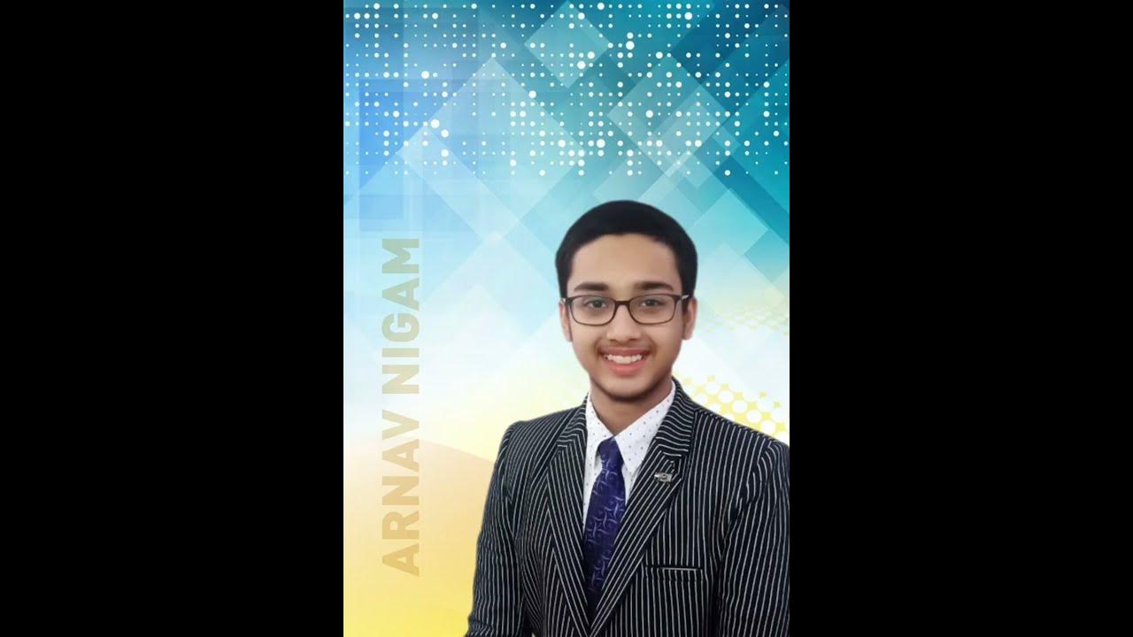 Vibgyor High Malad East Mumbai Arnav Nigam Success note on ASIA Awards, from - India - YouTube