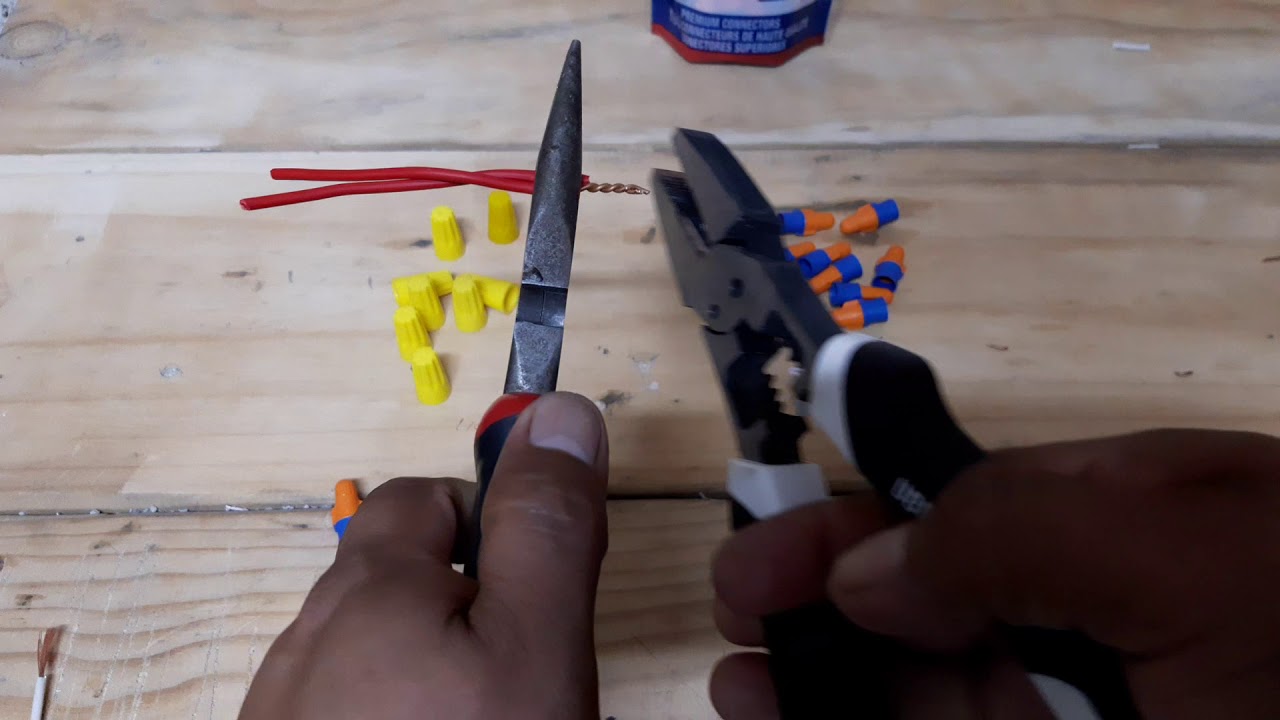 Como usar conectores eléctricos para cable y alambre - YouTube