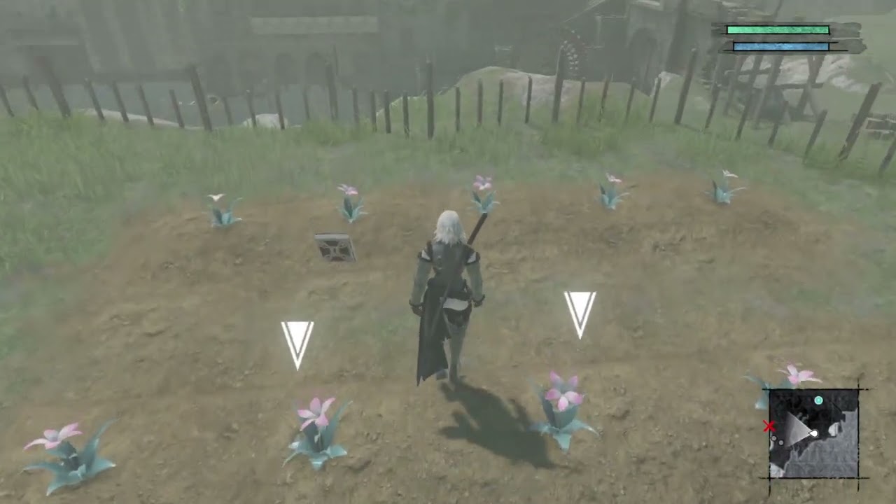 field full of pink moonflowers! Nier Replicant Remastered - YouTube