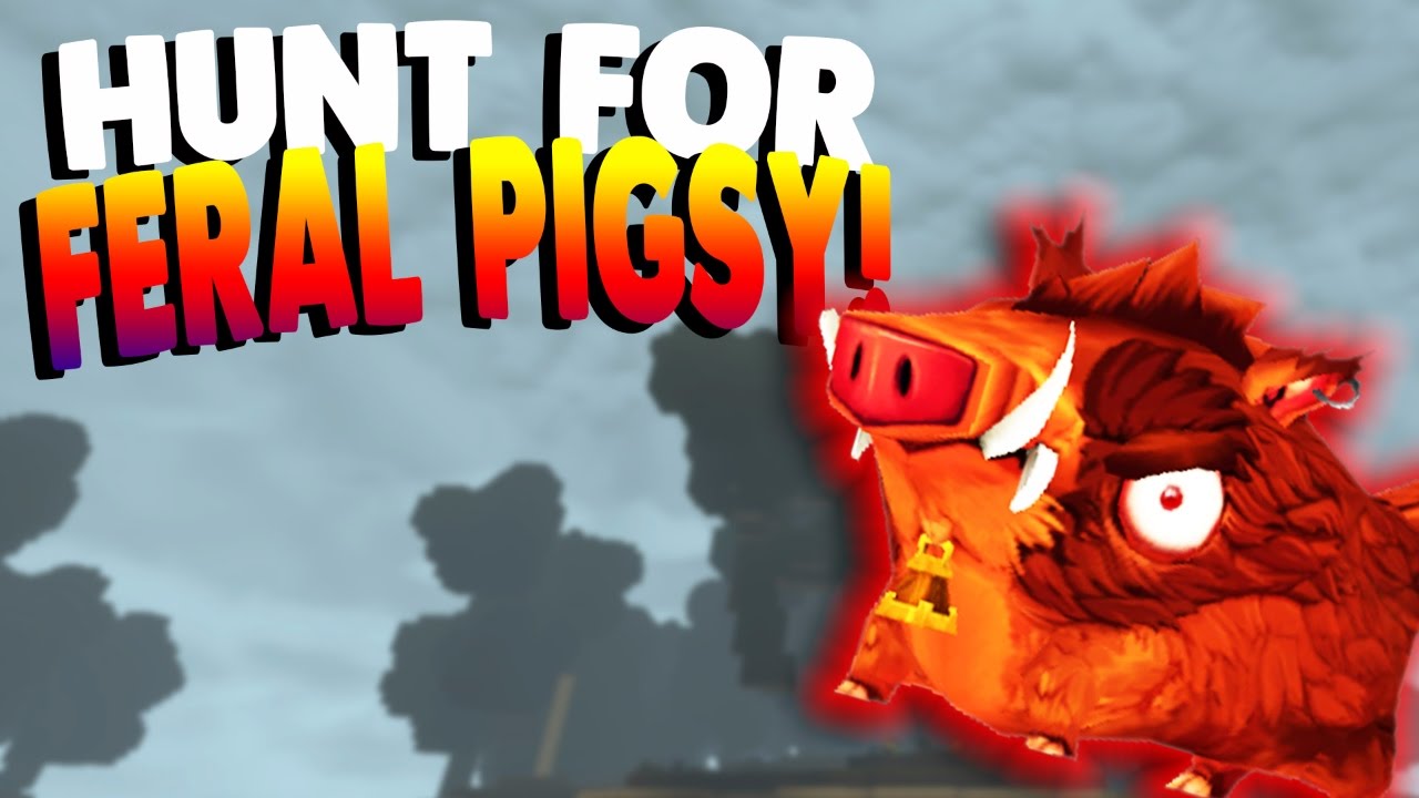 THE HUNT FOR FERAL PIGSY LOCATION! | Lets Play Creativerse Gameplay ...