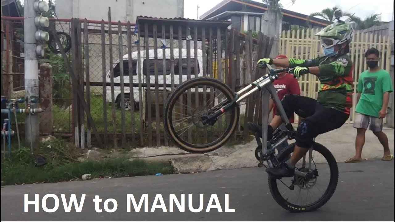 How to Manual on a Mountain Bike + Secret Techniques - YouTube