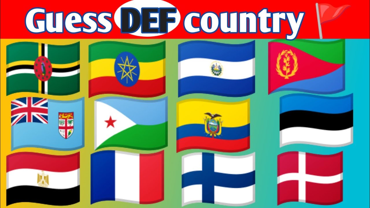 Guess The E FLAGS Of The World Quiz Blitz Pub Quiz trivia - YouTube