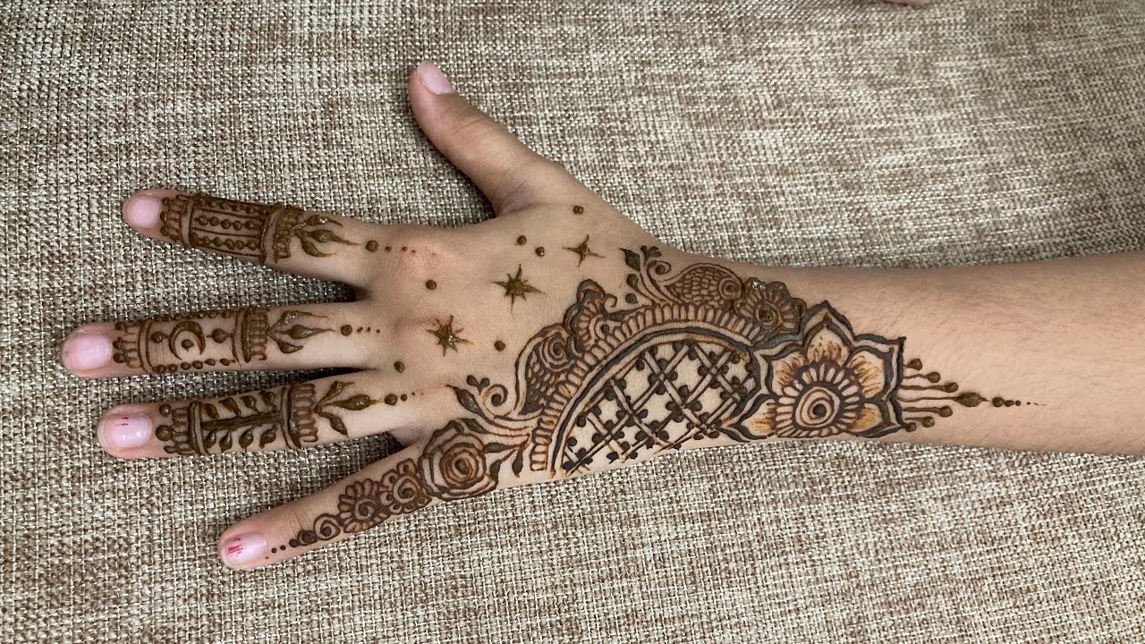 Eid special Mehedi design for kids...🥰🥰 - YouTube