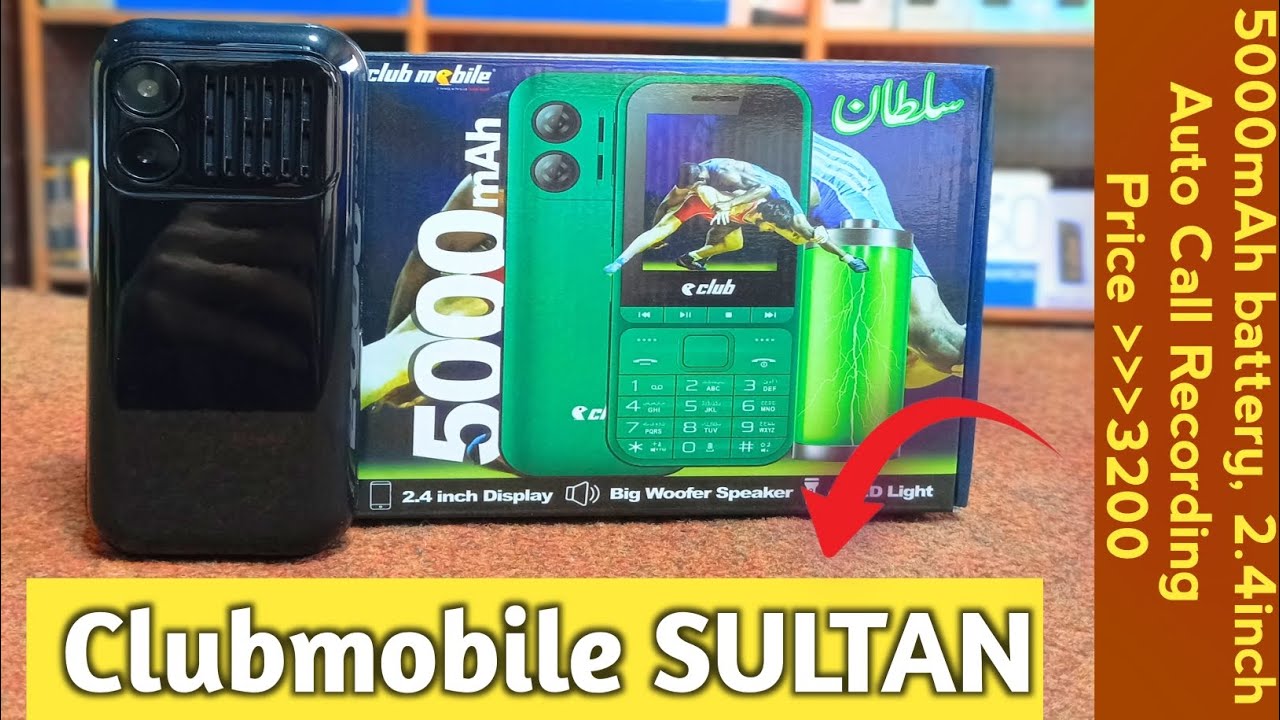 Clubmobile SULTAN unboxing keypad phone | 5000mAh powerful battery ...