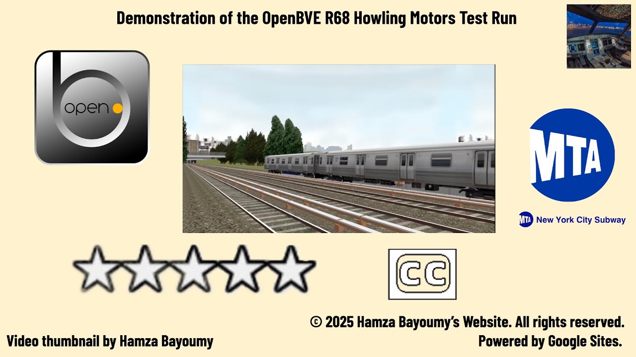 Demonstration of the OpenBVE R68 Howling Motors Test Run - YouTube