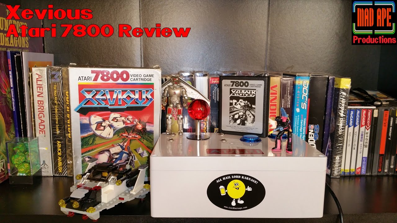 Xevious for Atari 7800 ProSystem Review - YouTube