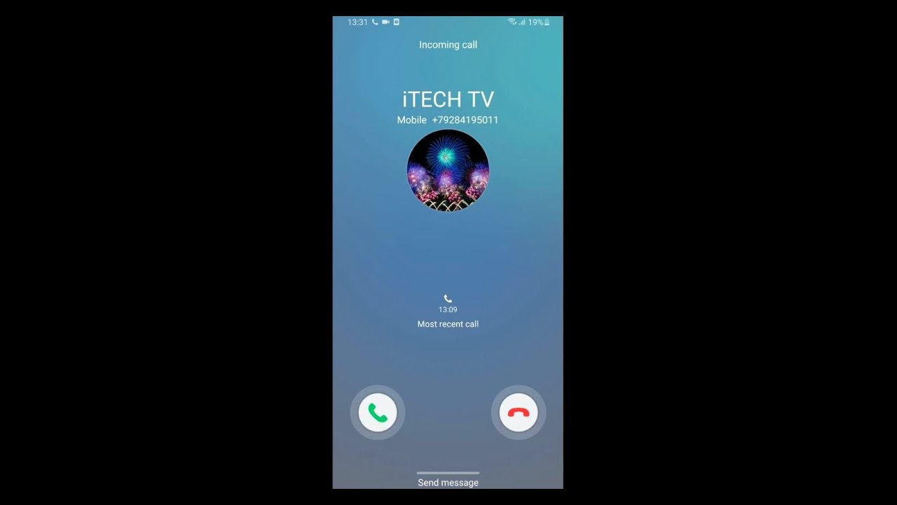 Samsung Galaxy S9+ Incoming Call (Screen video) - YouTube