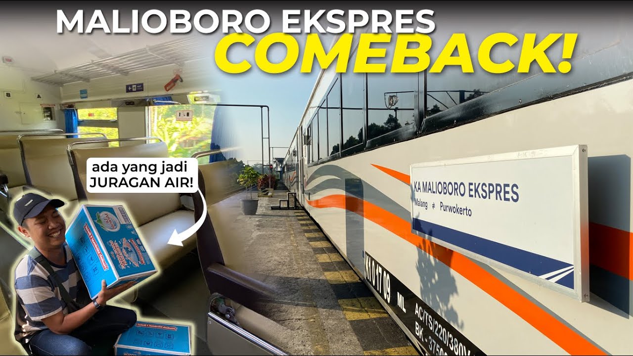HADIR KEMBALI DENGAN RUTE TERBARU | Trip Naik KA Malioboro Ekspres ...