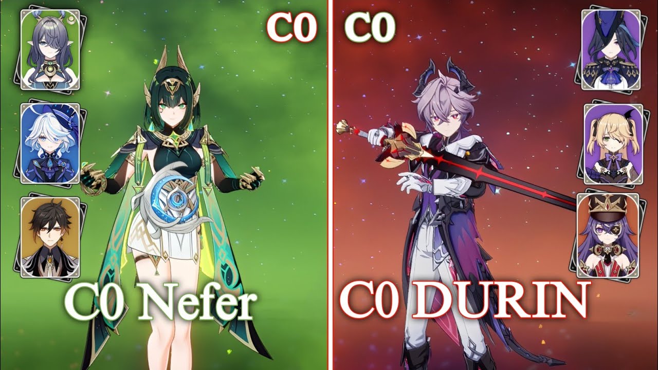 Nefer + Durin = CRAZY Overload Burst in Abyss 6.1! Floor 12 Genshin ...