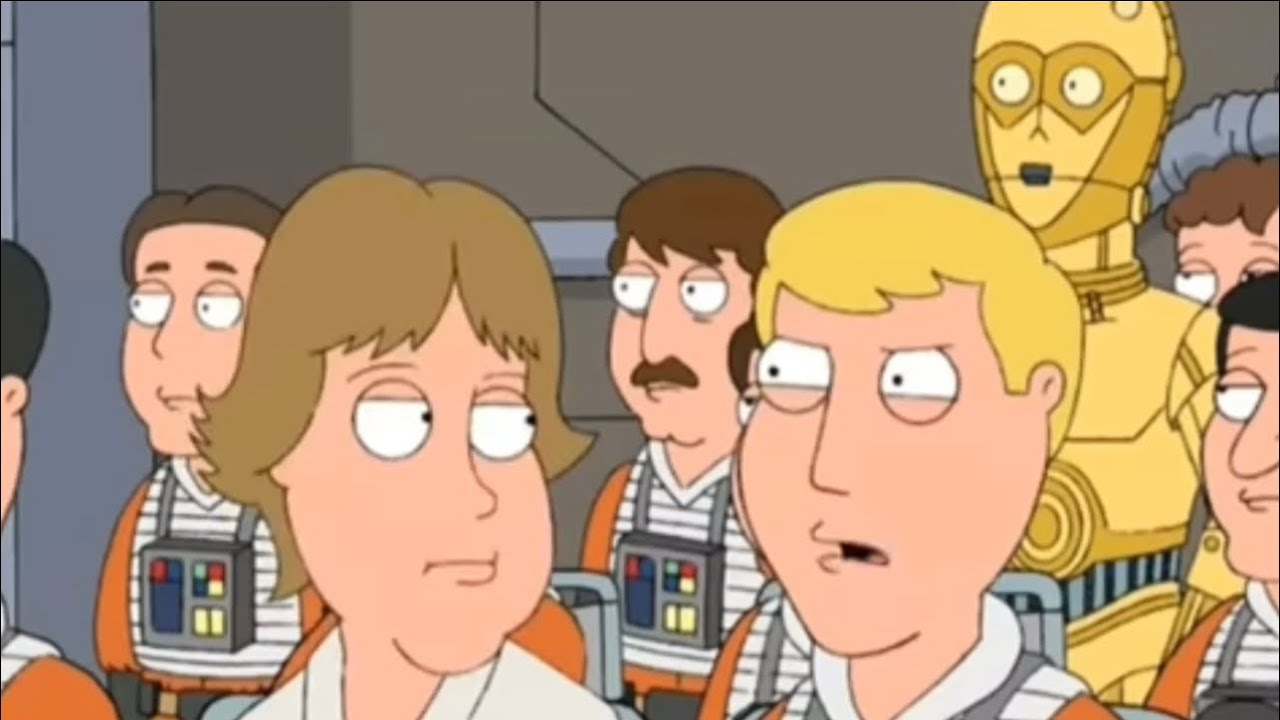 Luke Skywalker Humiliates A Rebel Pilot - Family Guy Season 5 x Episode ...
