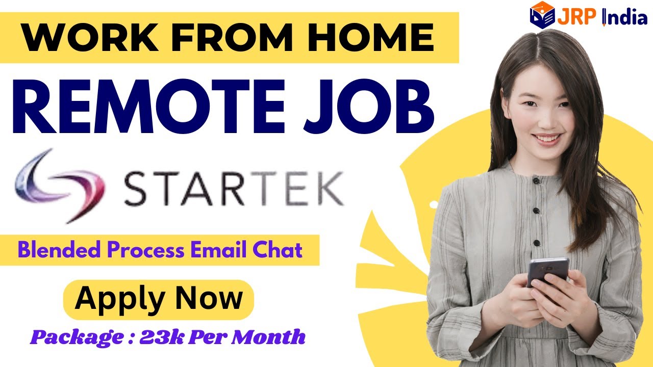 Startek BPO hiring Blended Process Work from Home | Remote work | 12th ...