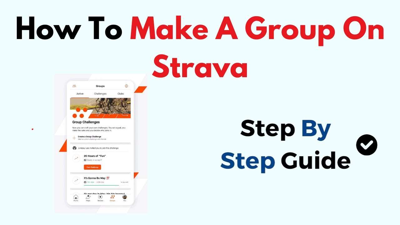 How To Make A Group On Strava - YouTube