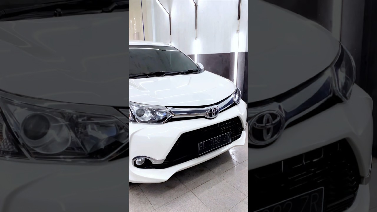 COATING MOBIL TOYOTA AVANZA WARNA PUTIH 1.5 | KUNING DAN KUSAM JADI ...