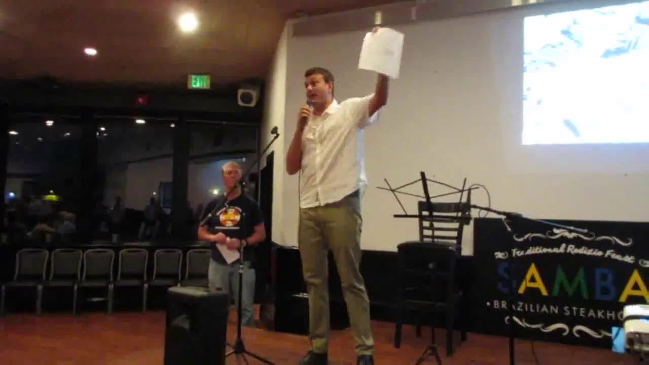 Councilmember Nils Nehrenheim speaking at ROW's fundraiser - YouTube