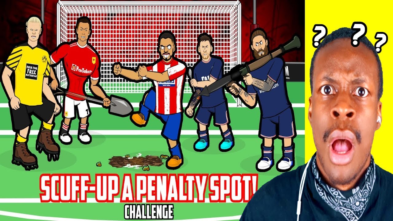 SCUFF-UP A PENALTY SPOT CHALLENGE! Dark Arts Part 2 Feat Suarez Ronaldo ...