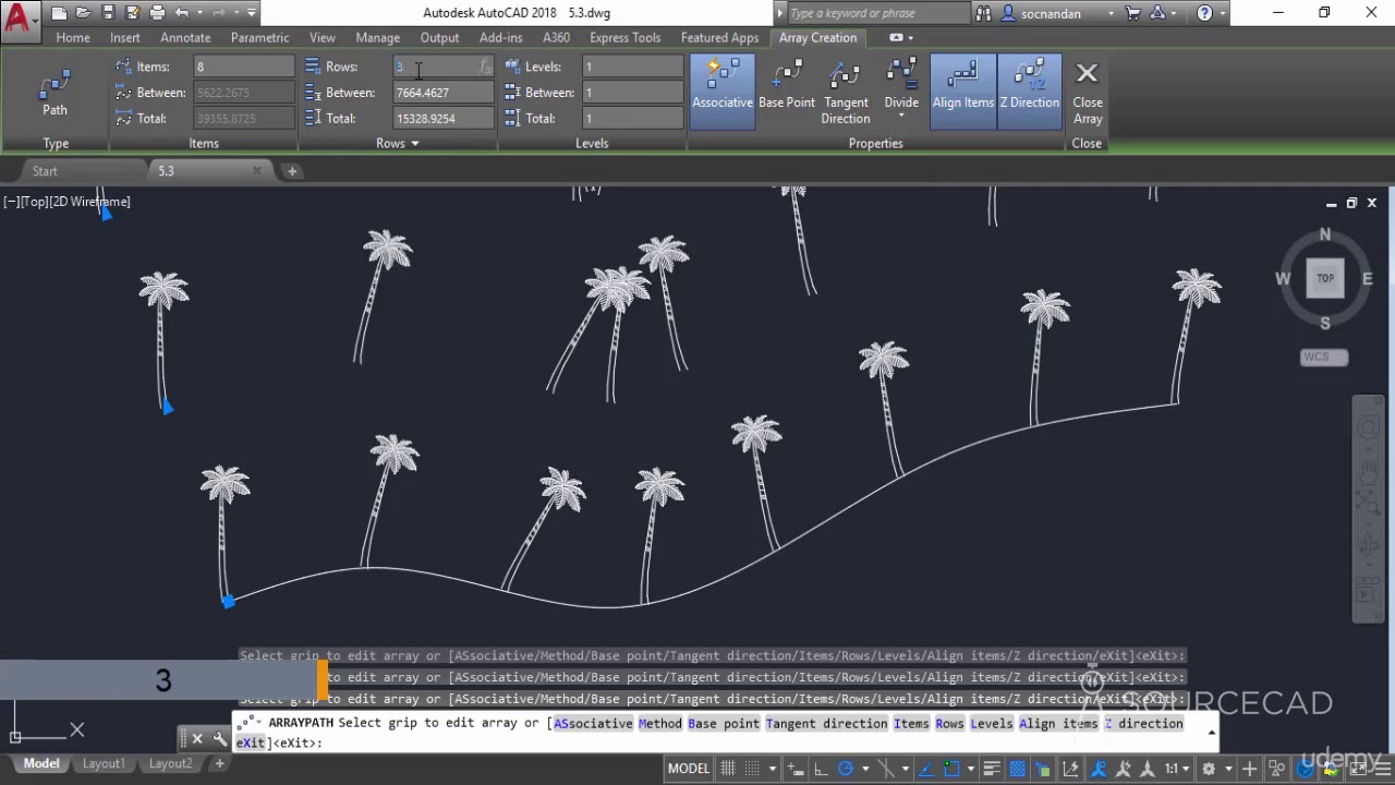 041 Path array - YouTube