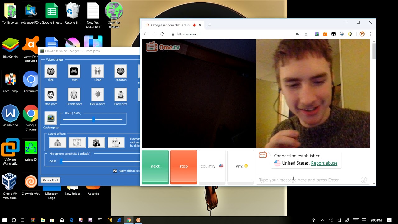 Ome.Tv Pt 4: Chatting with Voice changer. - YouTube