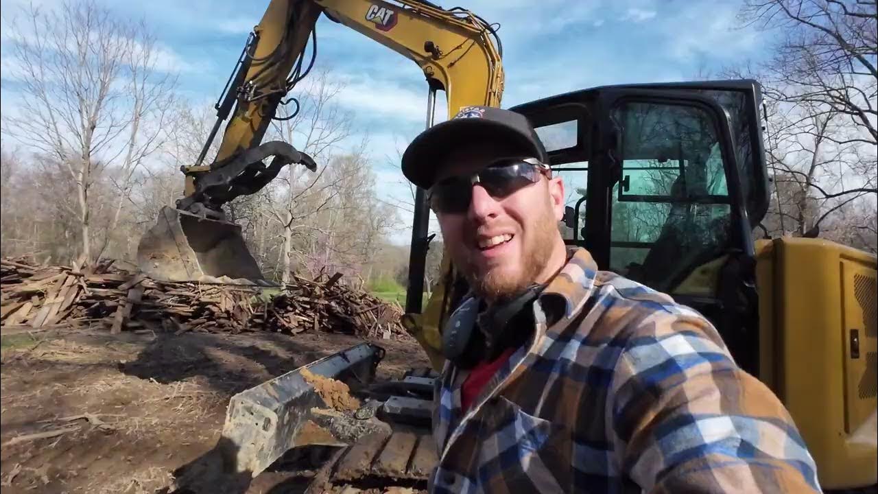 Crashing huge coops and Installing big culvert pipe on a farm!!! Part 2 - YouTube