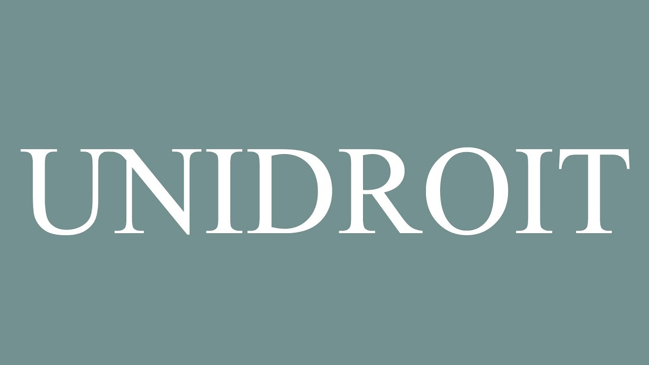 How to Pronounce ''UNIDROIT'' Correctly in French - YouTube