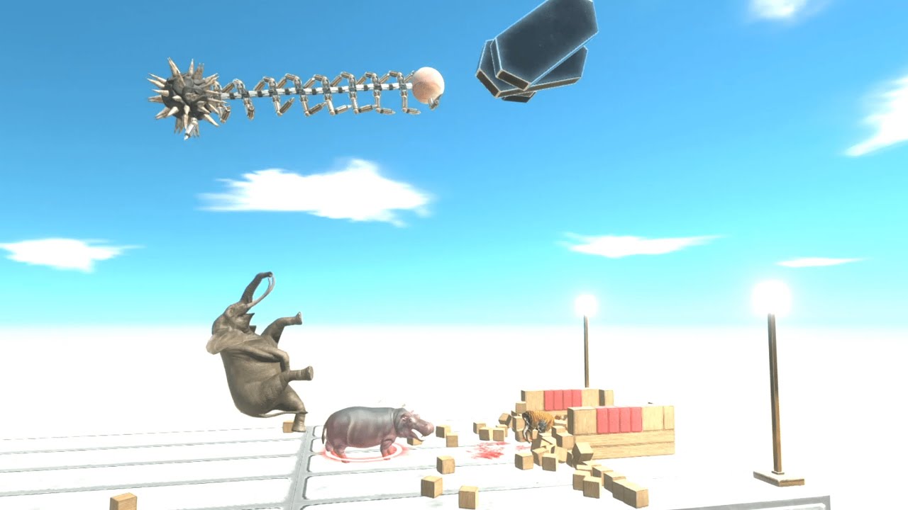 Modern Mammals VS Deadly Harpoon - Animal Revolt Battle Simulator - YouTube