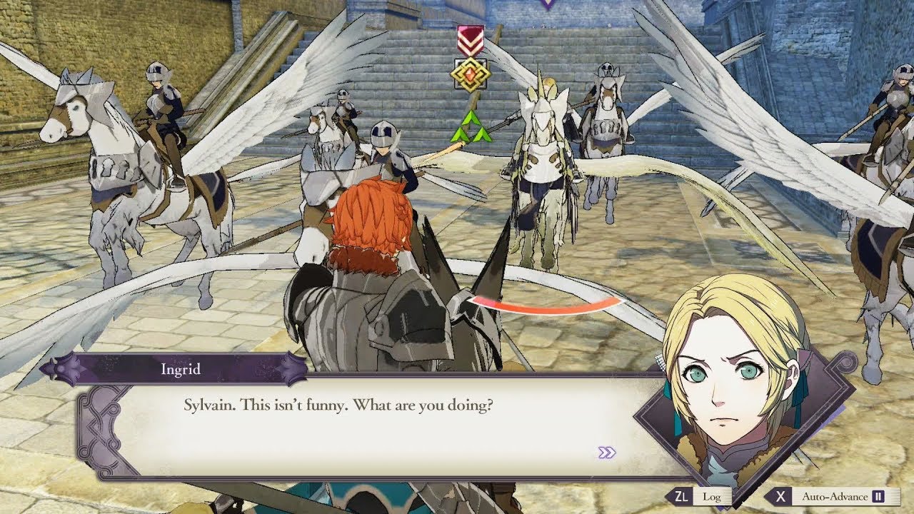Fire Emblem: Three Houses - Sylvain Vs Ingrid Unique Dialogue At ...
