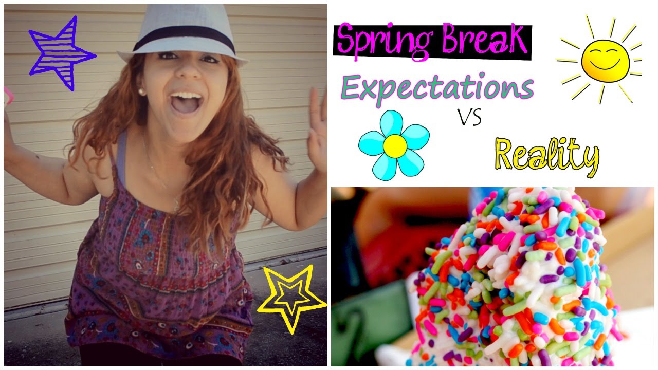 Spring Break Expectations vs Reality - YouTube