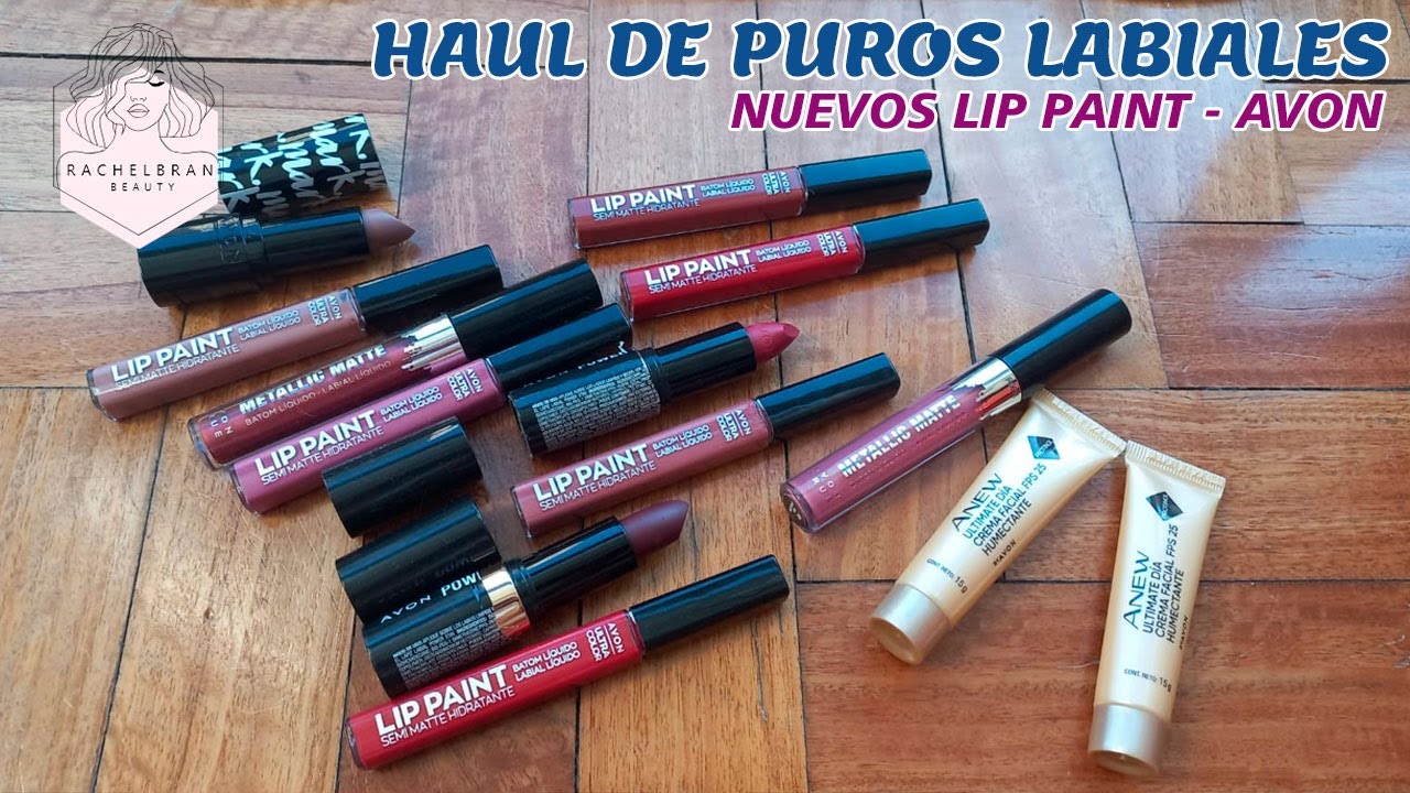 HAUL de Labiales Lip Paint AVON - YouTube