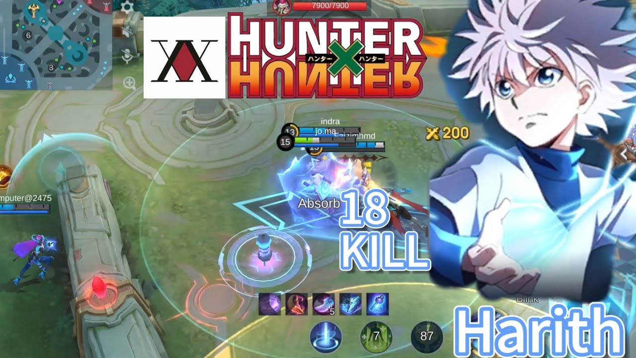Gameplay Harith X HunterxHunter 18 Kill! Skin Baru " Killua Zoldyk ...