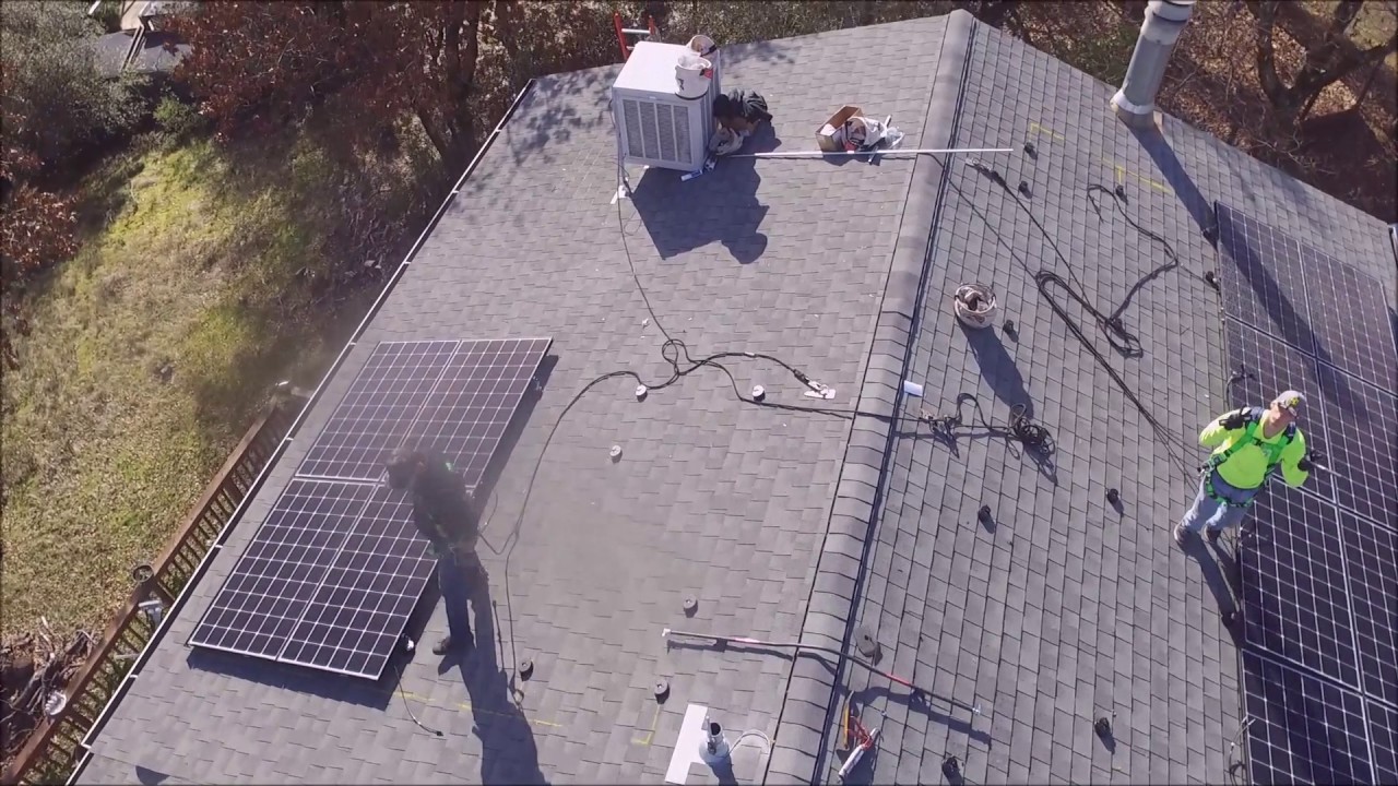 SolarCity Install - YouTube
