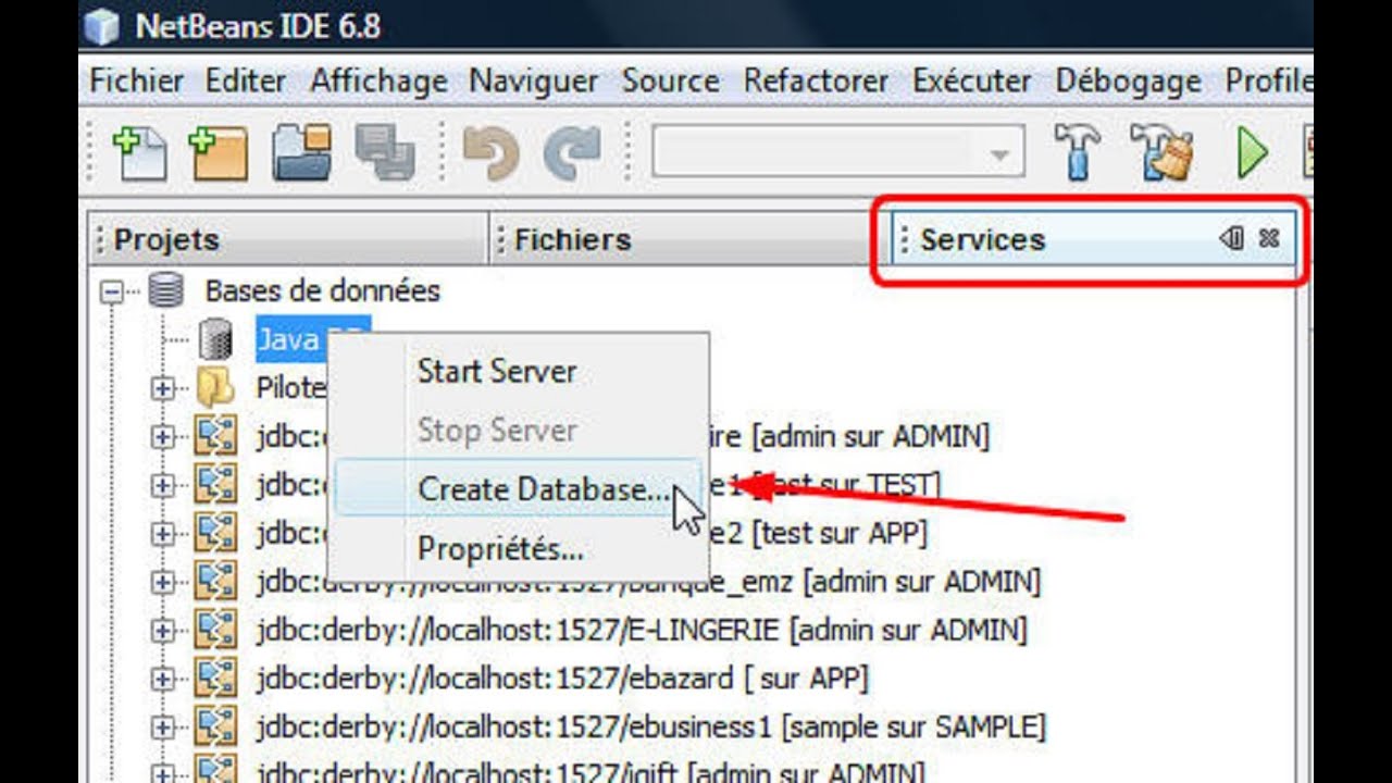 Comment intégrer une base de donnée dans vos projet NETBEANS (JAVA) - YouTube