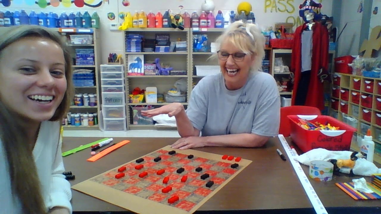 Homemade Checker Board and Checkers - YouTube